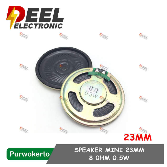 Jual SPEAKER MINI 23MM 0.8 OHM 0.5W SPEAKER KECIL 0.8OHM 0.5WATT D=23MM | Shopee Indonesia