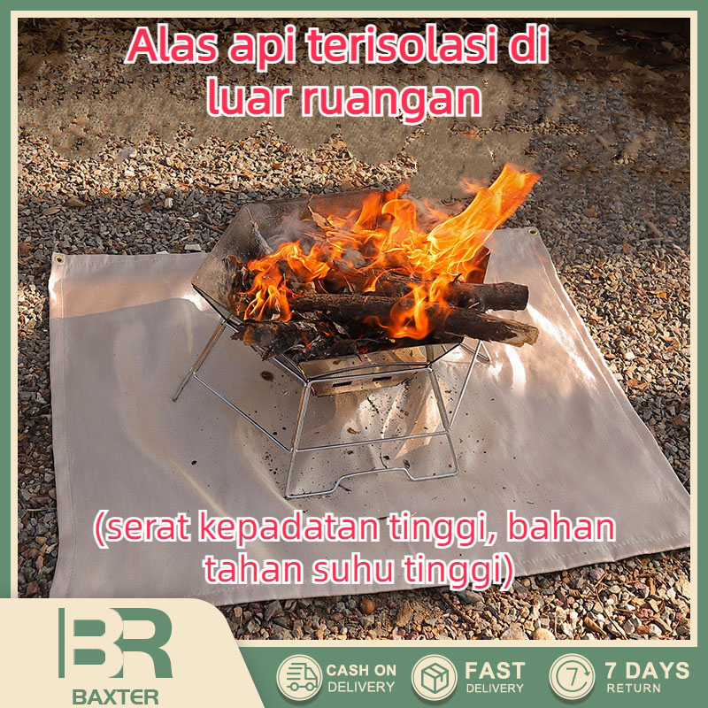 Jual Ready Stock/Alas Api Unggun Tahan Api Camping Outdoor Insulation ...