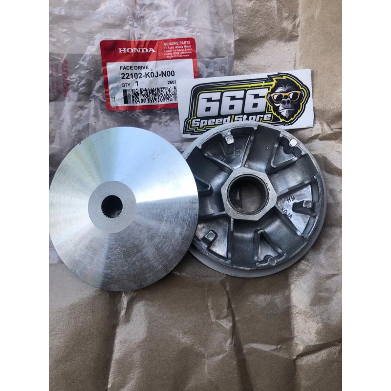 Jual pulley puli rumah roller set kipas lawan custom racing kode K0J untuk Genio Beat LED ECO ...