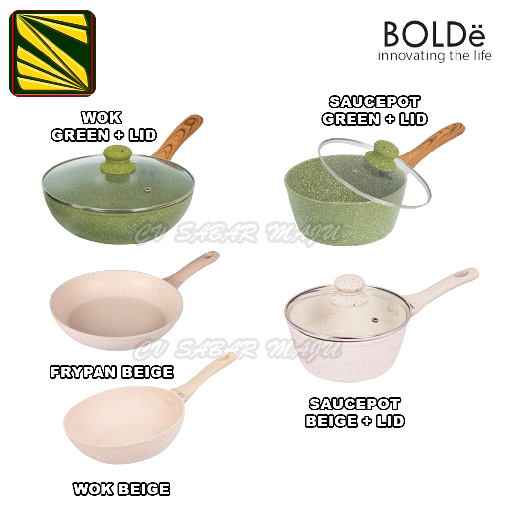 Jual Bolde Sauce PAN 18 cm + glass lid / Panci Gagang + Tutup kaca ...