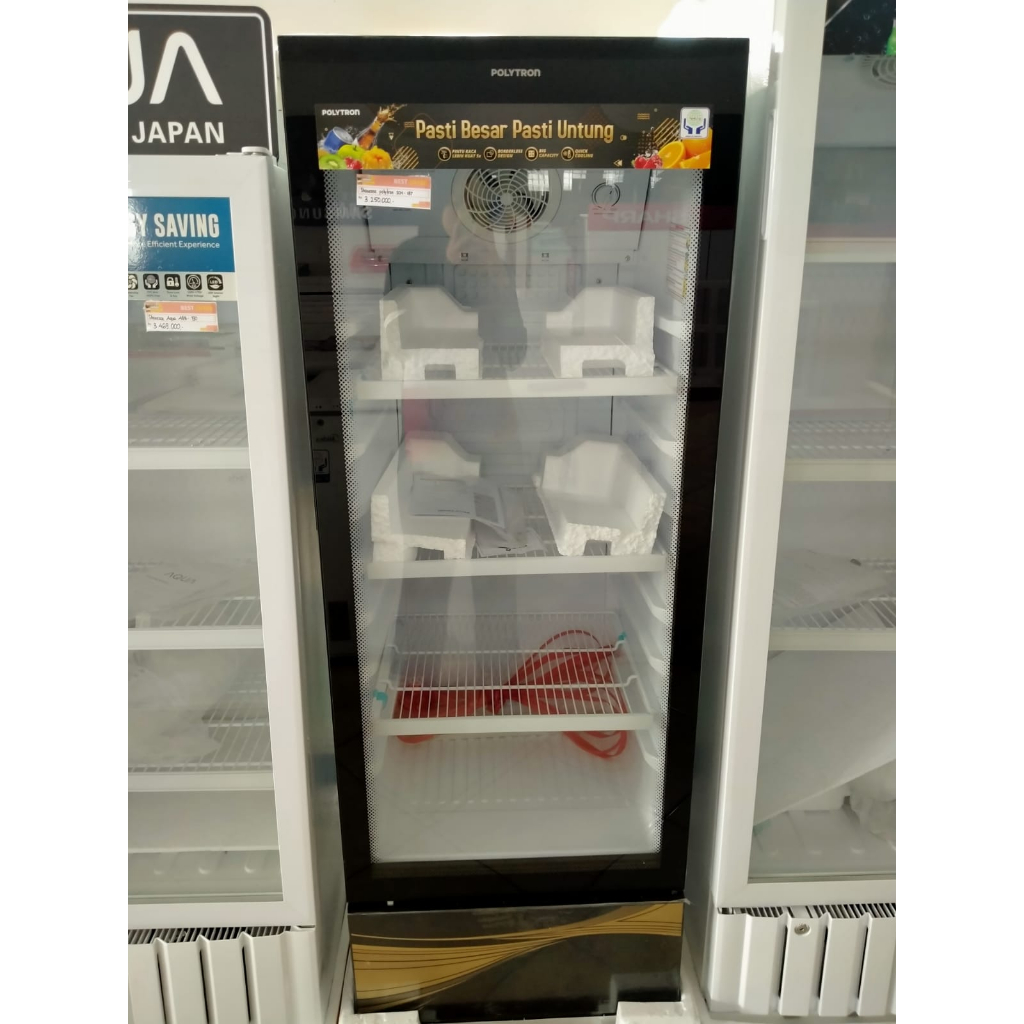 Jual LEMARI ES KACA POLYTRON SCN 187 SHOWCASE POLYTRON SCN187 | Shopee ...