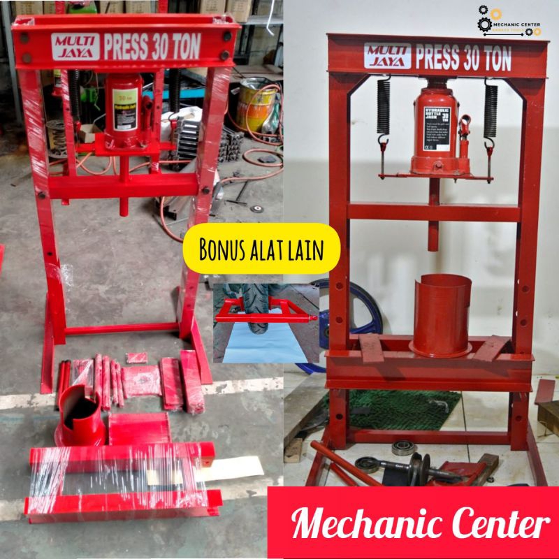 Jual ALAT PRESS HIDROLIS MULTIFUNGSI 30 Ton Bisa Press Stang Seher ...