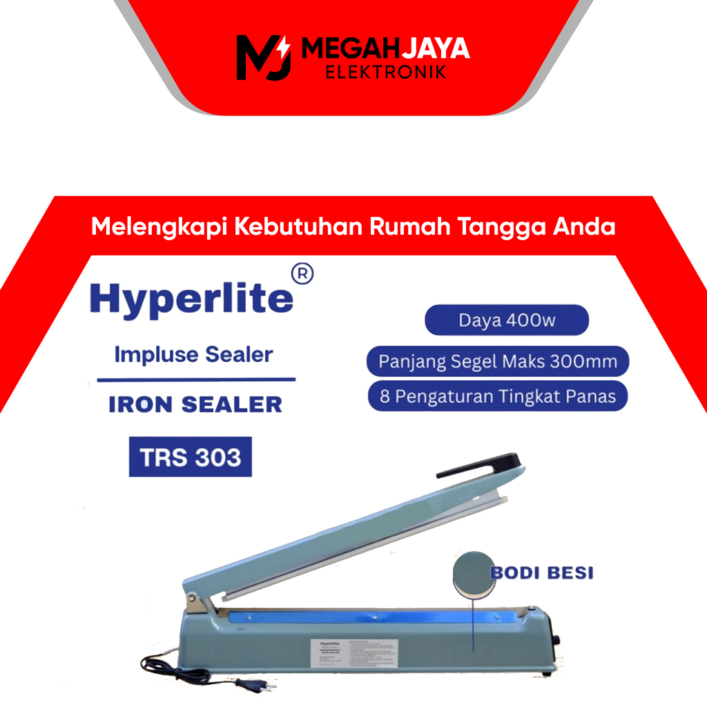 Jual [COD READY] HYPERLITE IMPULSE SEALER / ALAT PRESS PEREKAT PLASTIK ...