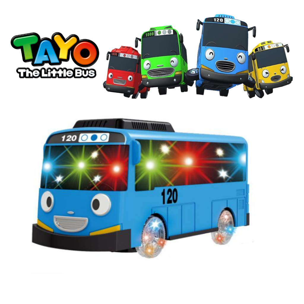 Jual Mainan Bus Tayo Dengan Lampu dan Musik Mainan Mobil Toyo The Little Bus | Shopee Indonesia