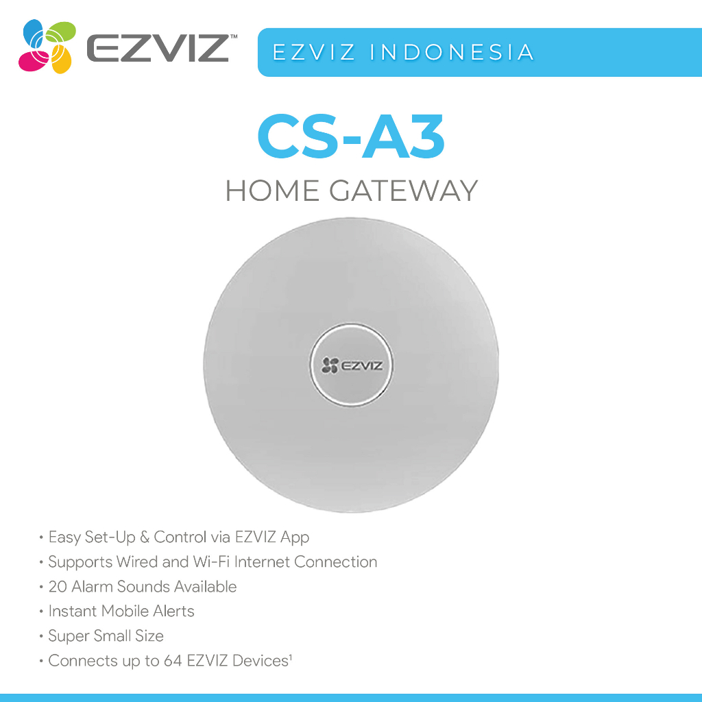 Jual EZVIZ A3 HOME GATEAWAY INSTANT ALERT UPON SENSORS EZVIZ SENSOR CONTROL | Shopee Indonesia