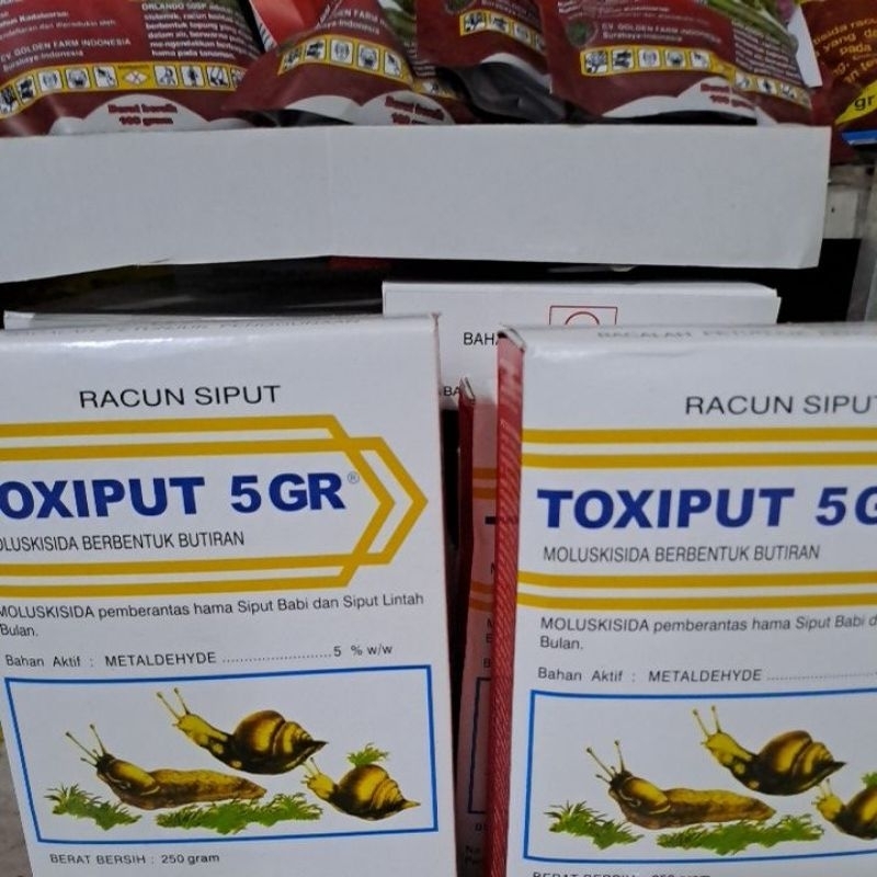 Jual TOXIPUT 250GRAM Insektisida metaldehyde 5% untuk siput | Shopee ...