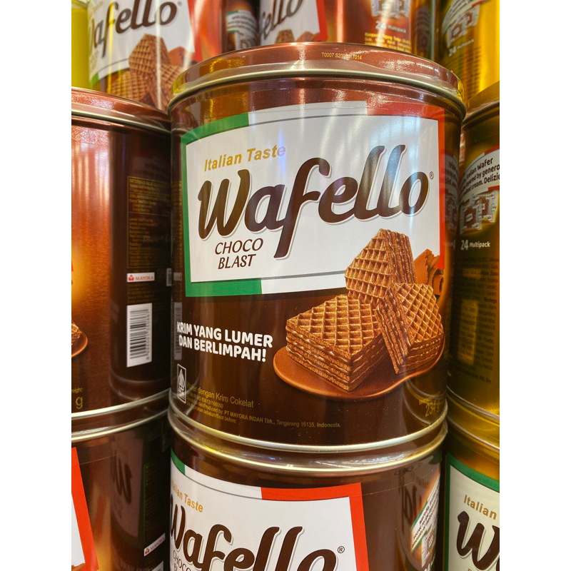 Jual Roma Wafello Kaleng 228g Cokelat/Butter Karamel | Shopee Indonesia