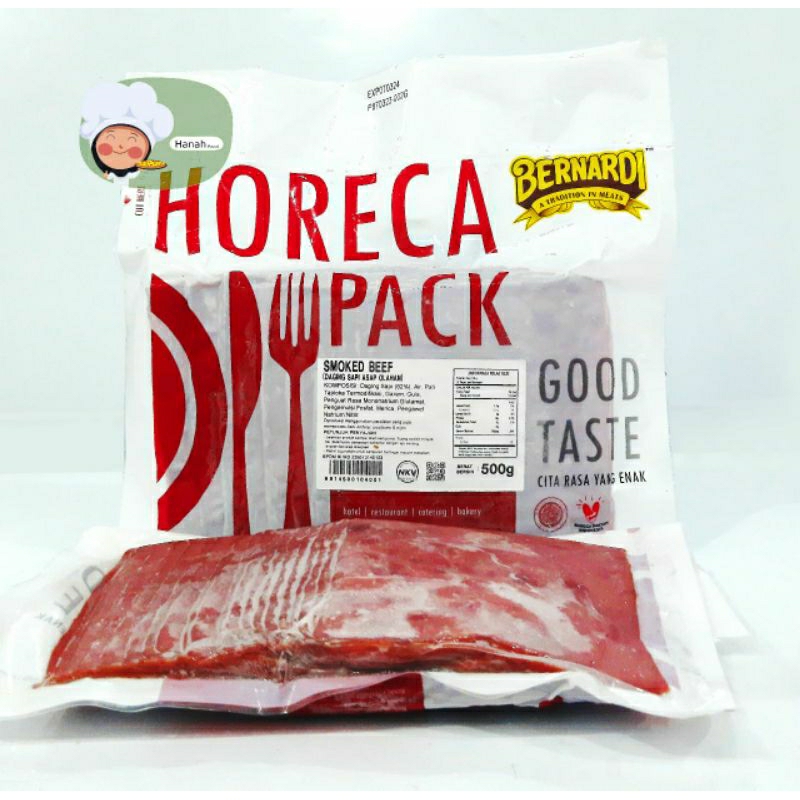 Jual smoked beef kotak 500 gram horeca pack bernardi | Shopee Indonesia