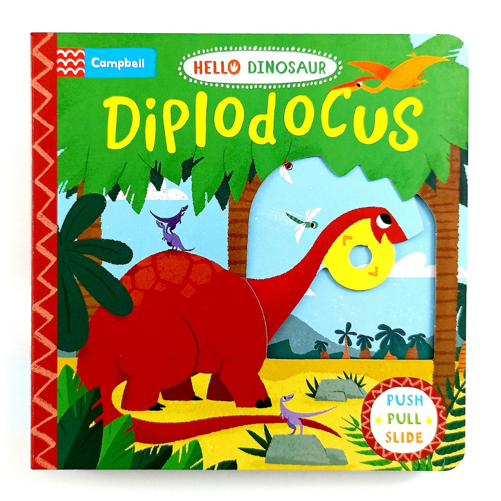 Jual (free gift) ORIGINAL Campbell Hello Dinosaur Diplodocus - Leon ...