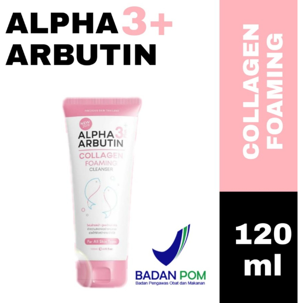 Jual Precious Skin Alpha Arbutin 3+++ Collagen Foaming Face Cleanser 120ml | Shopee Indonesia