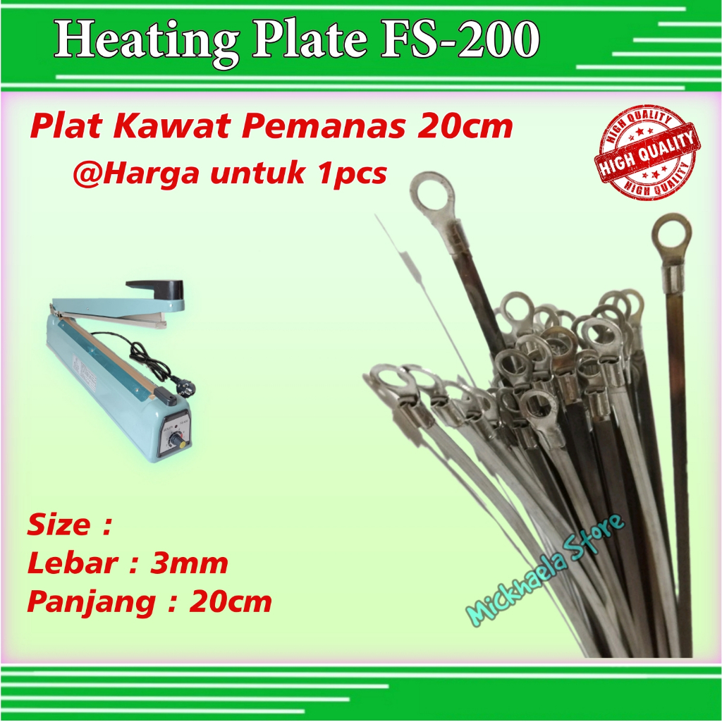 Jual Plat kawat pemanas element pemanas mesin press plastik hand ...