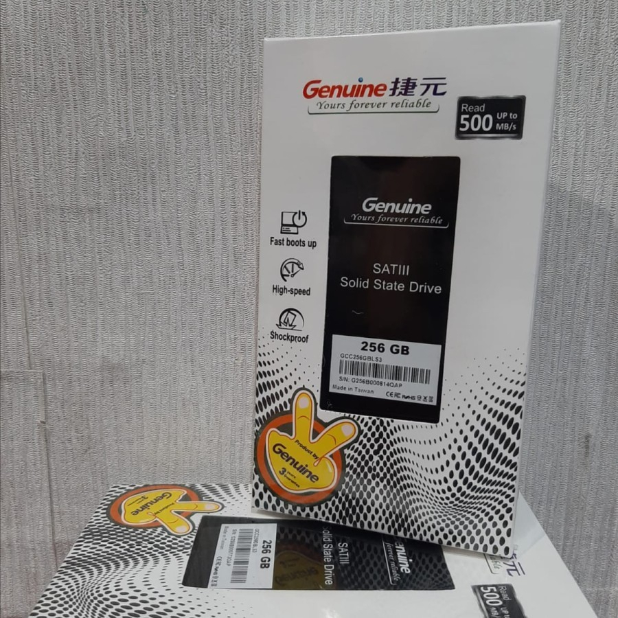 Jual SSD Genuine 256GB Sata III 2.5" - Garansi 3 Tahun Resmi | Shopee ...