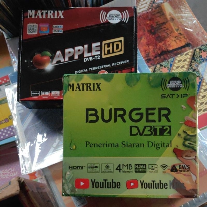 Jual Set Top Box Matrix apple / Burger | Shopee Indonesia