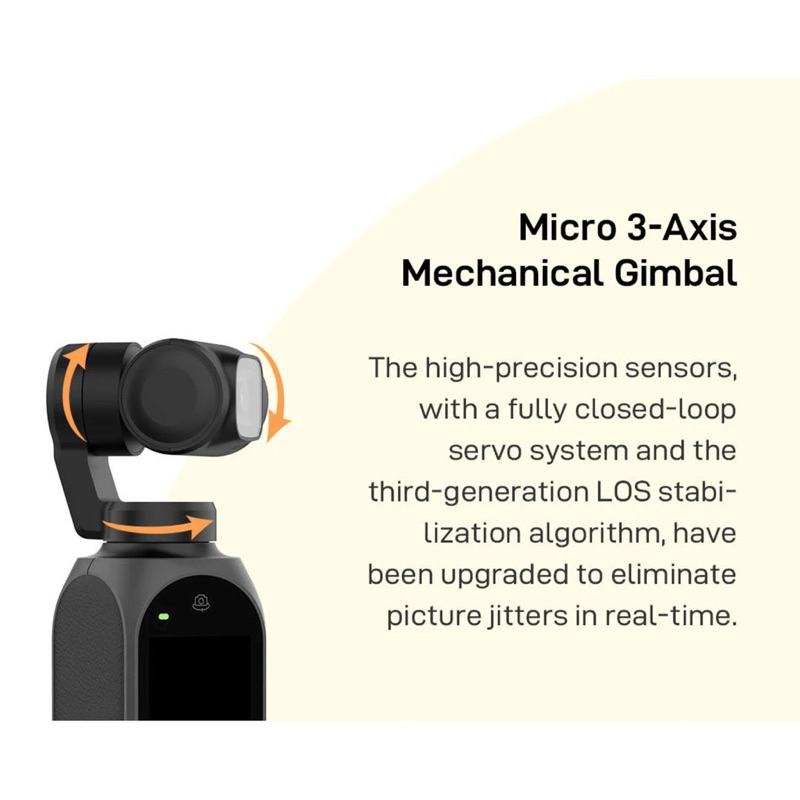 Jual FIMI PALM 2 pro 3 - axis 4k 1/2'' cmos image sensor gimbal ...