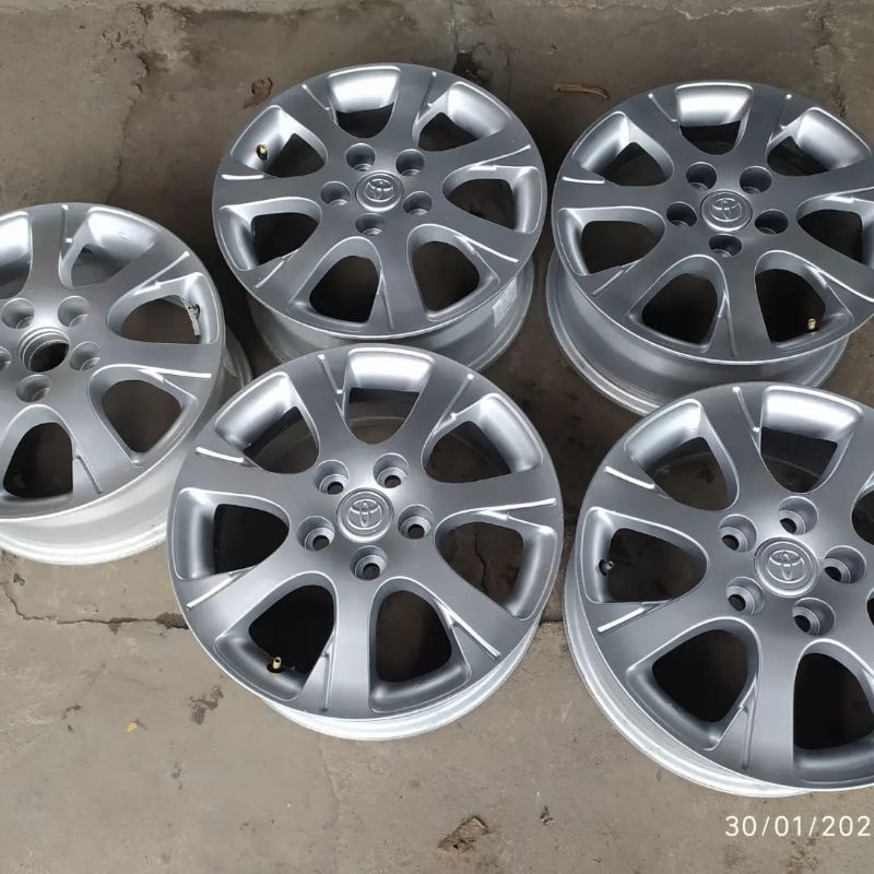 Jual Velg Mobil OEM ORIGINAL Toyota Camry R16 Pcd 5x114 Civic Fd Innova ...
