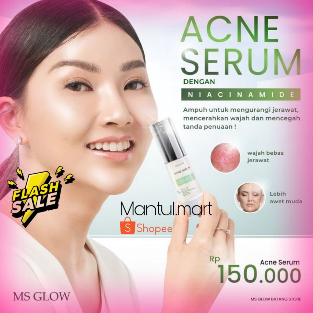 Jual ACNE SERUM MS GLOW ORIGINAL SERUM ACNE MS GLOW SERUM LUMINOUS ...