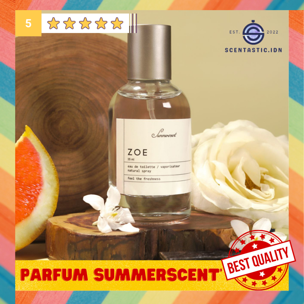 Jual Parfum Summerscent Zoe / Parfum Eau De Toilette / Parfum EDT / Parfum Viral / Parfum Wanita ...