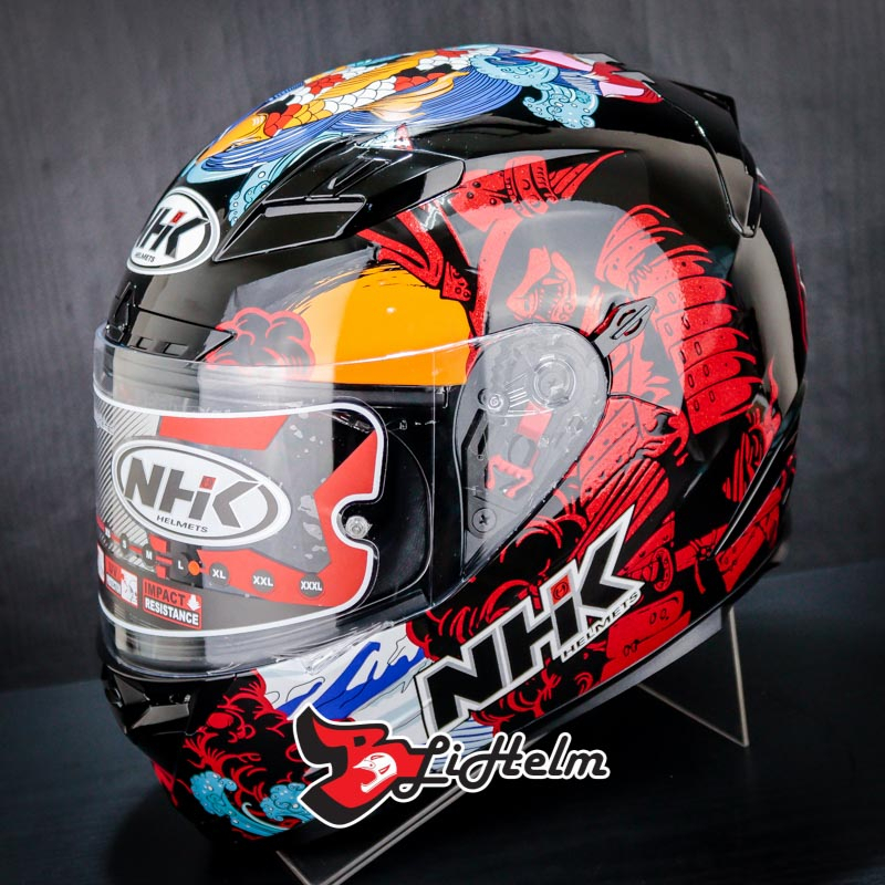 Jual NHK HELM RX9 SAMURAI | BLACK | DOUBLE VISOR - FULL FACE | Shopee ...
