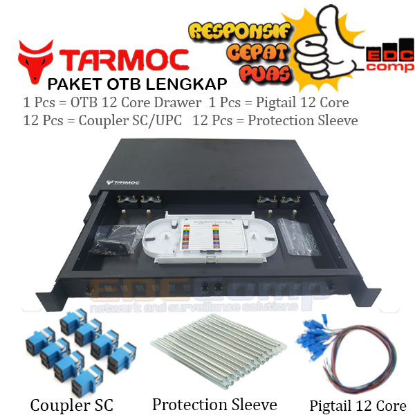 Jual Fiber Optic OTB 12/24/48 Core SC | Drawer / No Drawer ODF OTB ...