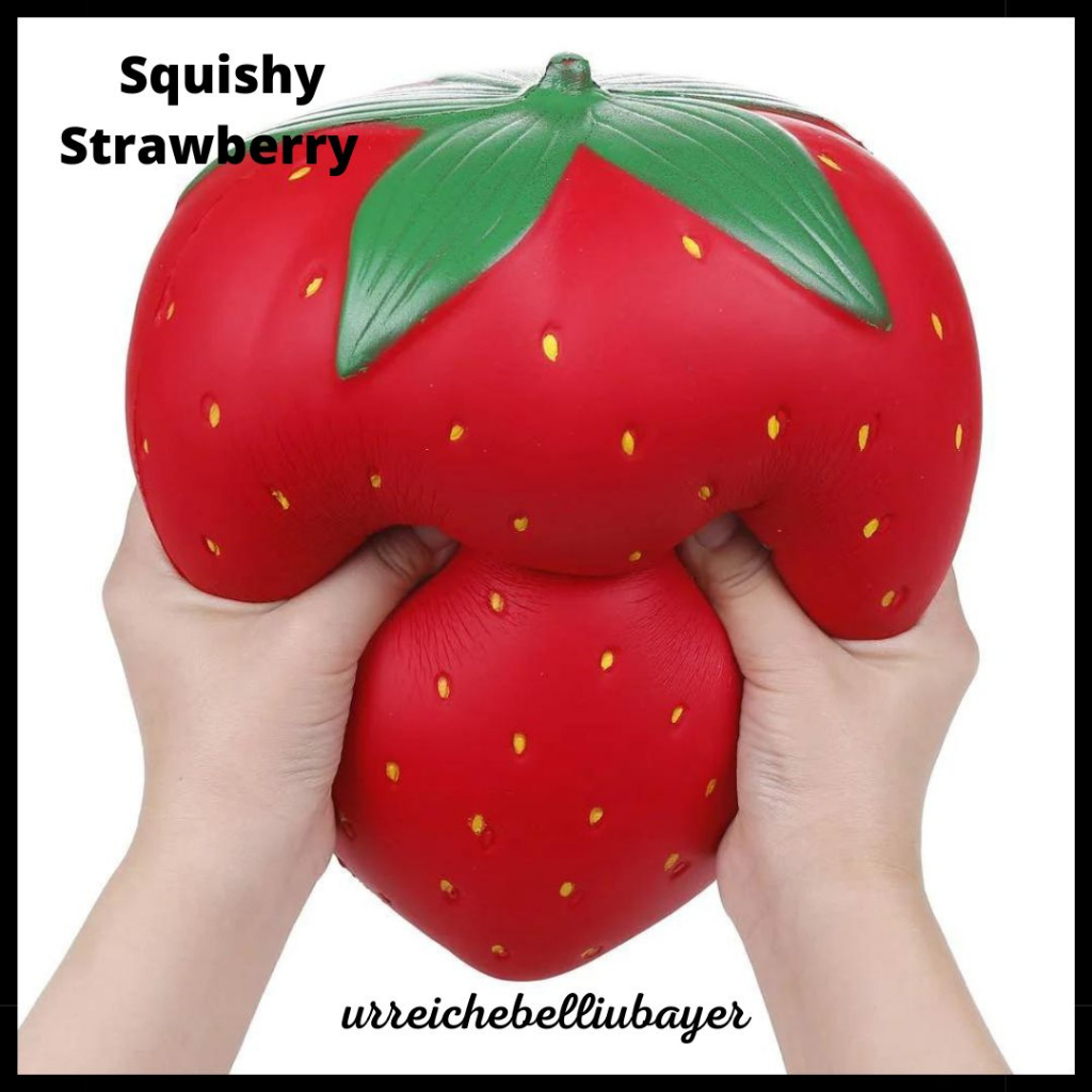 Jual [ COD ] Mainan Squishy Strawberry / Squishy Yummy Strawberry ...