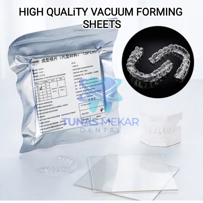Jual Dental Retainer Vacum Forming Sheet Retainer 1mm 1.5mm | Shopee ...