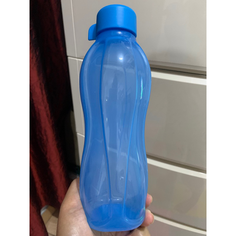 Jual 1 Pcs Eco bottle 500 ml Tupperware -biru/botol minum(tutup ulir ...