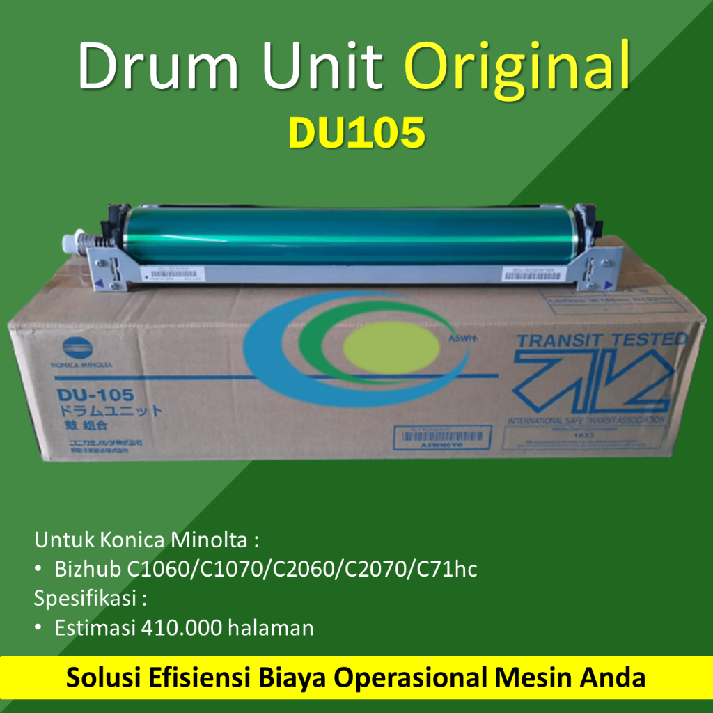 Jual Drum Unit DU105 Origina Konica Minolta Bizhub Press C1060 C1070 C2060 | Shopee Indonesia