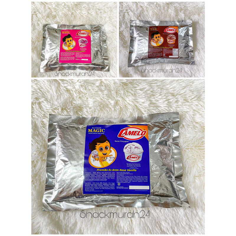 Jual BUBUK ES KRIM CAMELO ICE CREAM MAGIC 1 KG Chocolate Vanila ...