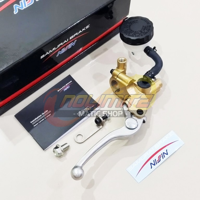 Jual Master Rem Nissin Samurai Axial Kanan Gold 13mm Universal | Shopee Indonesia