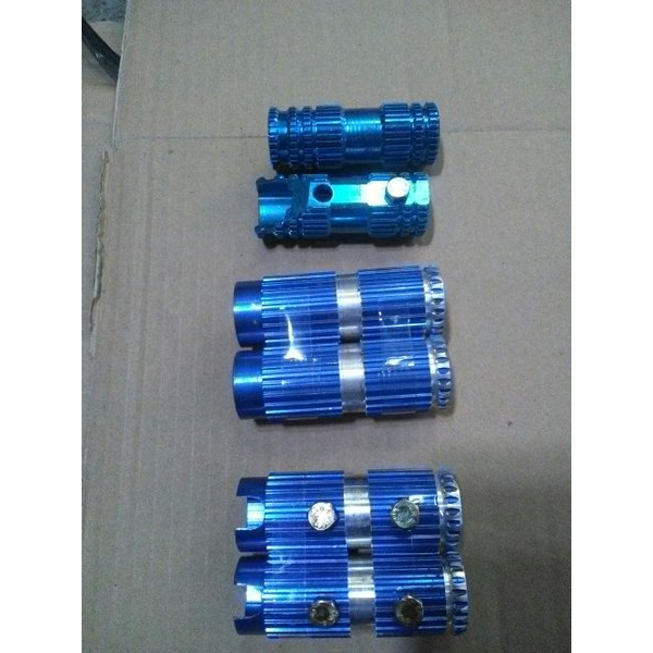 Jual Bastep Depan Bulat Model Gerigi CNC Biru Posh footstep postep ...