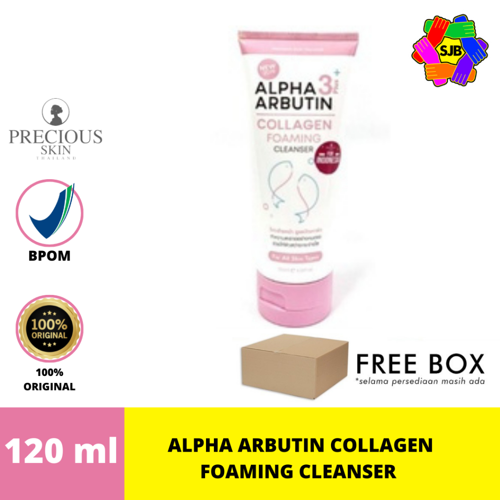 Jual PRECIOUS SKIN Alpha Arbutin Collagen Foaming Cleanser 120ml | Shopee Indonesia