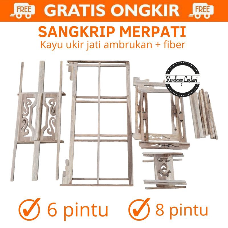 Jual Sangkrip dongdang merpati PINTU 6 & PINTU 8 belum dirangkai (PLUS ...