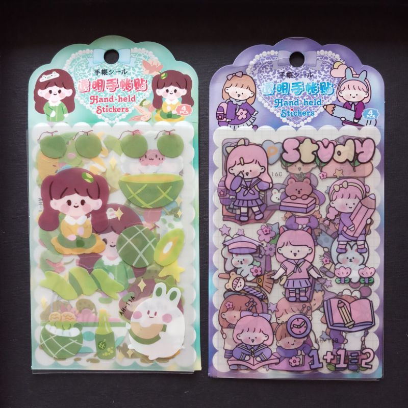 Jual stiker momo 4 Lembar hand held stickers 13x10cm | Shopee Indonesia