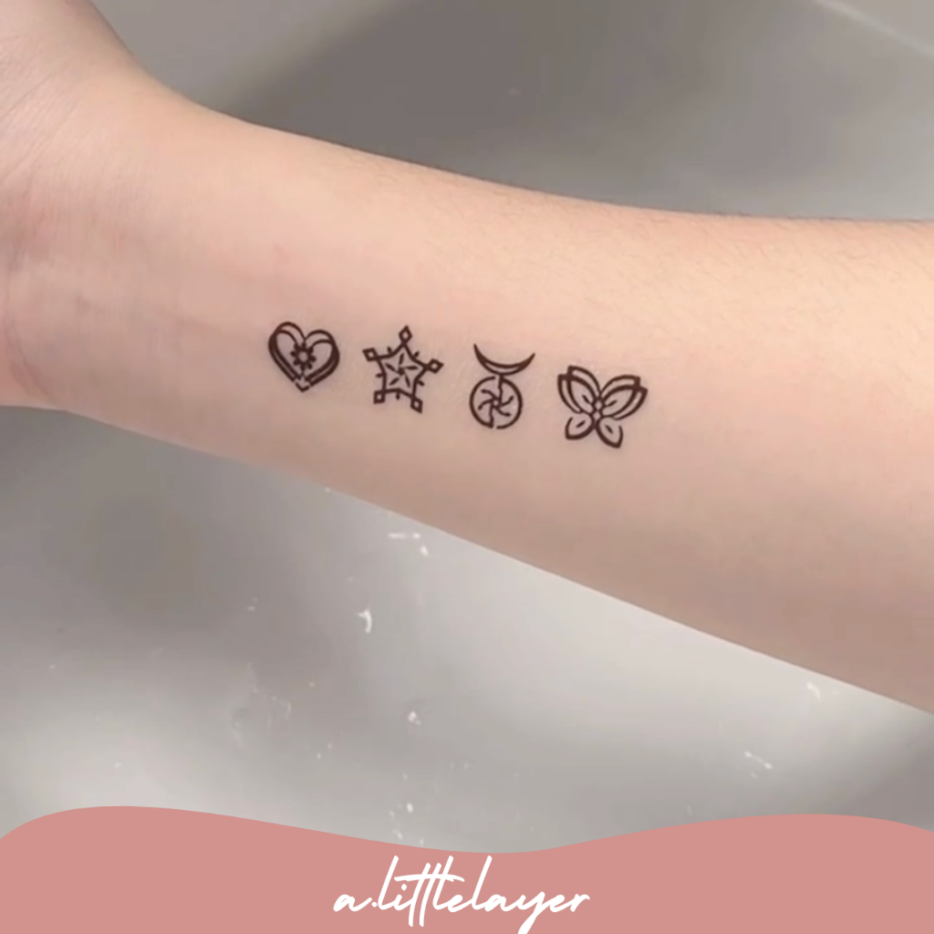 Jual AESPA TATTOO KARINA WINTER GISELLE NINGNING TATTOO TATO KWANGYA ...