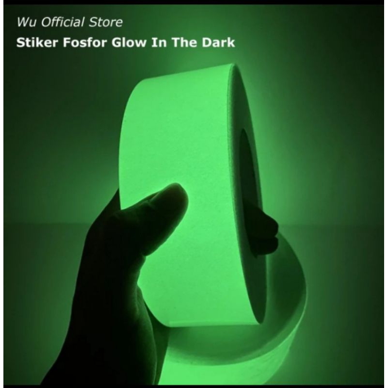 Jual Sticker Stiker Fosfor Glow In The Dark Glow Tape 5cm x 1meter ...