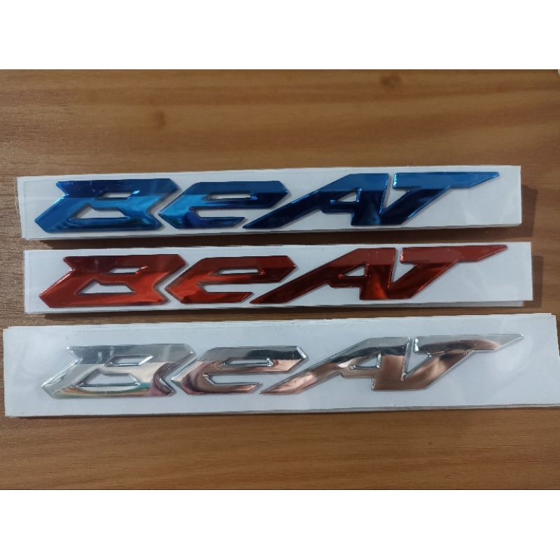 Jual Sticker Sticker Emblem Beat Ori | Shopee Indonesia