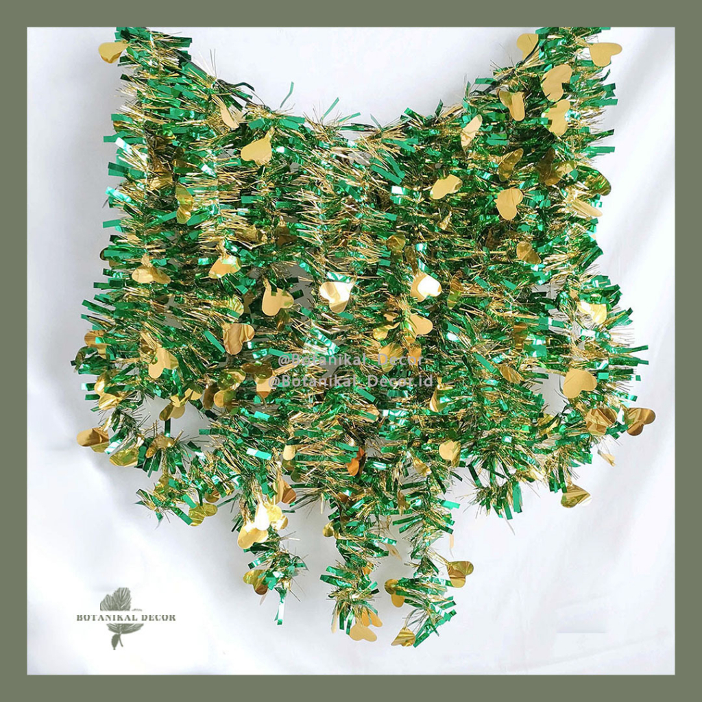 Jual Slinger Tinsel Natal Dekorasi Pohon Natal Christmas Tree Aksesoris ...