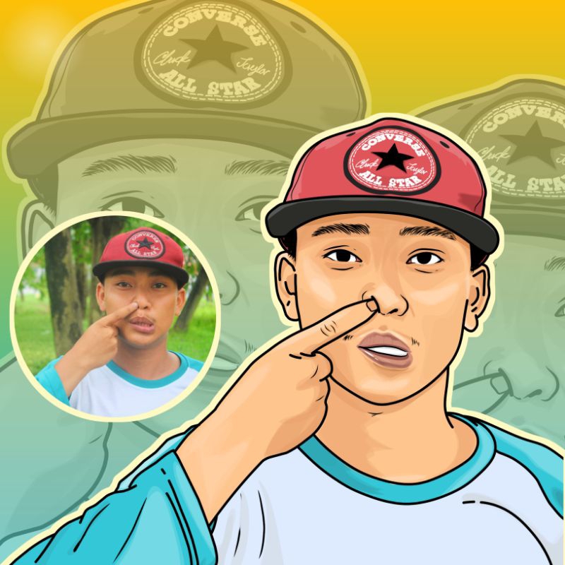 Jual VECTOR.IND Vector Art/Ilustrasi Gambar/Sketsa Wajah/Kado Custom ...