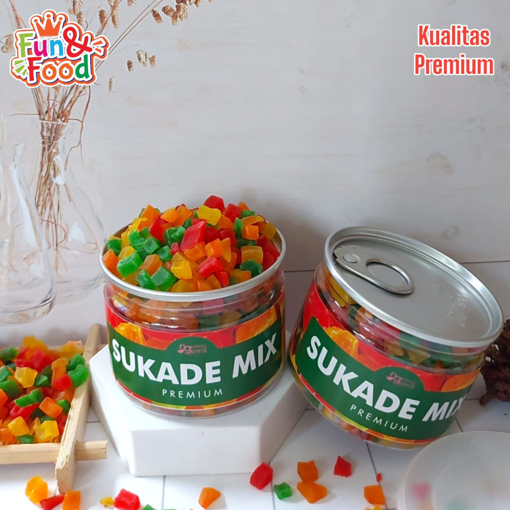 Jual Can Sukade Pepaya Mix Warna Kualitas Premium | Shopee Indonesia