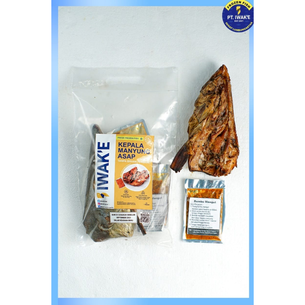 Jual KEPALA IKAN MANYUNG ASAP 450GR SMOKED MANGUT FISH | Shopee Indonesia