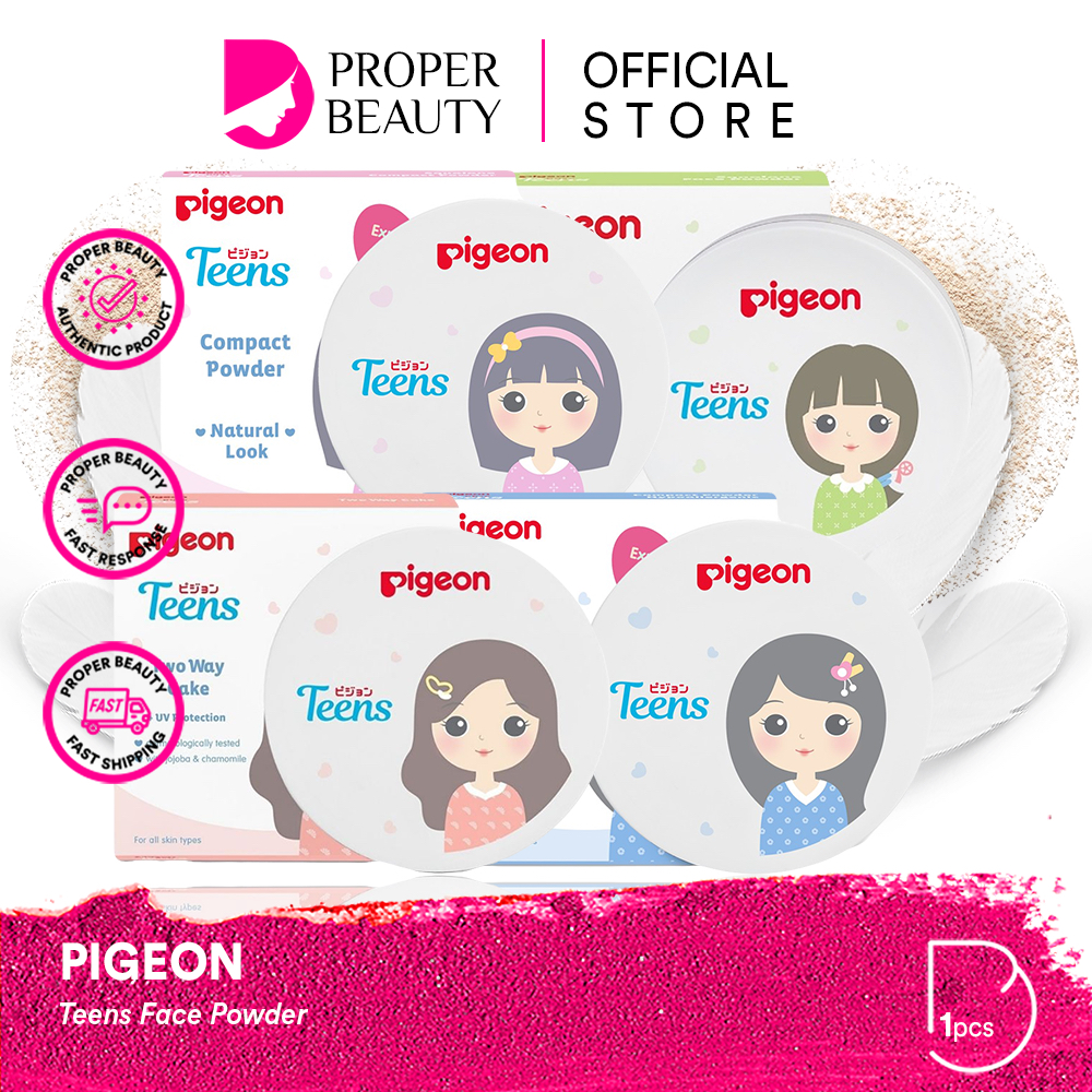 Jual PIGEON Teens Face Powder Indonesia / Bedak Wajah / Compact Loose ...