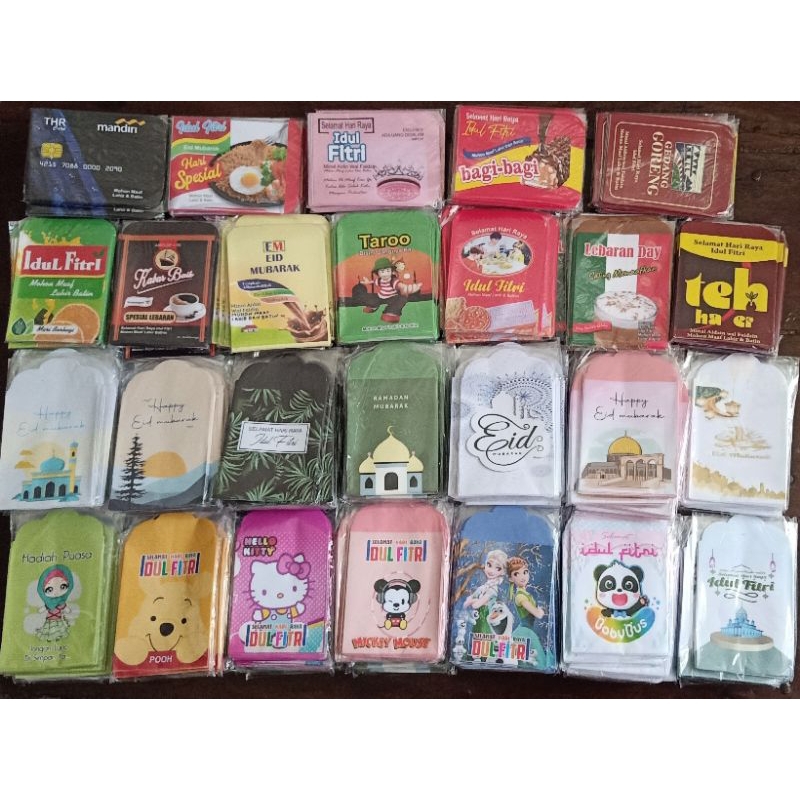 Jual amplop lebaran angpao Idul Fitri isi 10 pcs , amplop snack viral ...