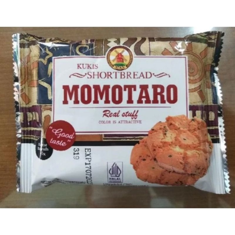 Jual AOKA | KUKIS MOMOTARO shortbread | ROTI MEWAH [ pcs ] | Shopee ...