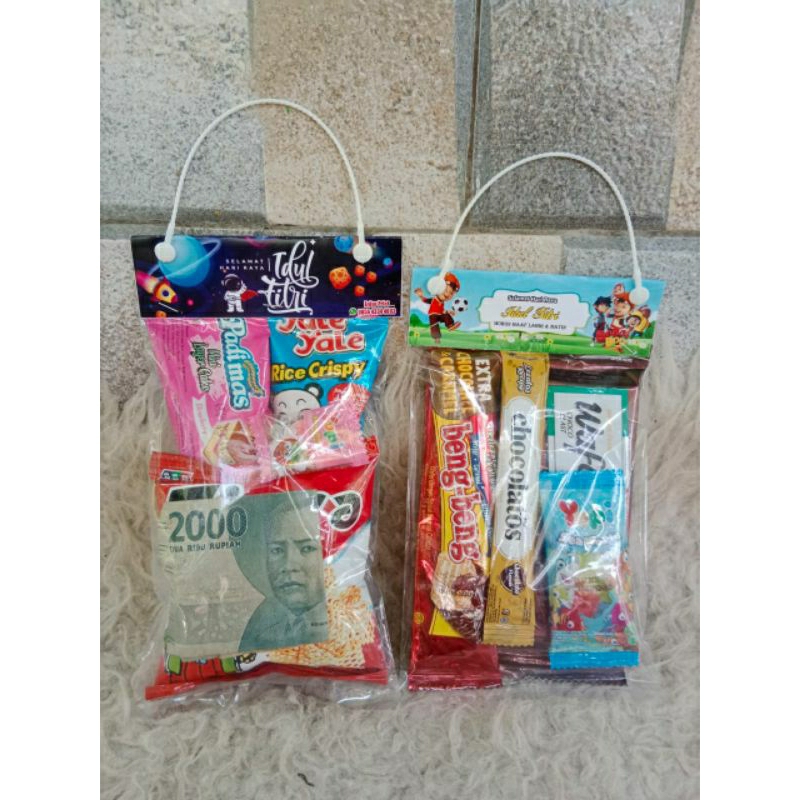 Jual Plastik Snack Lebaran / Tas Angpao Lebaran(isi 10 pcs) | Shopee ...