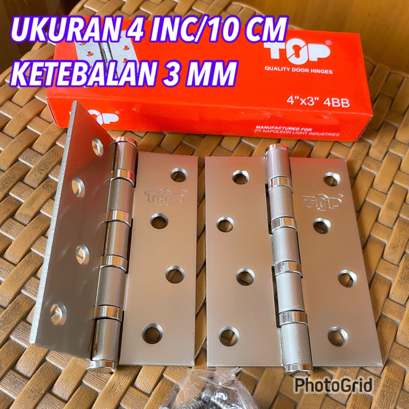 Jual ENGSEL 5 INC DEKKSON TEBAL BALL BEARING ENGSEL PINTU 5 INC BLACK ...