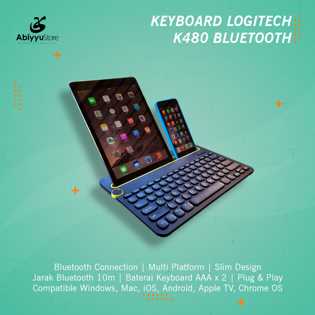 Jual Keyboard Bluetooth Logitech K480 For Laptop Komputer PC Notebook HP Android iOS | Shopee ...