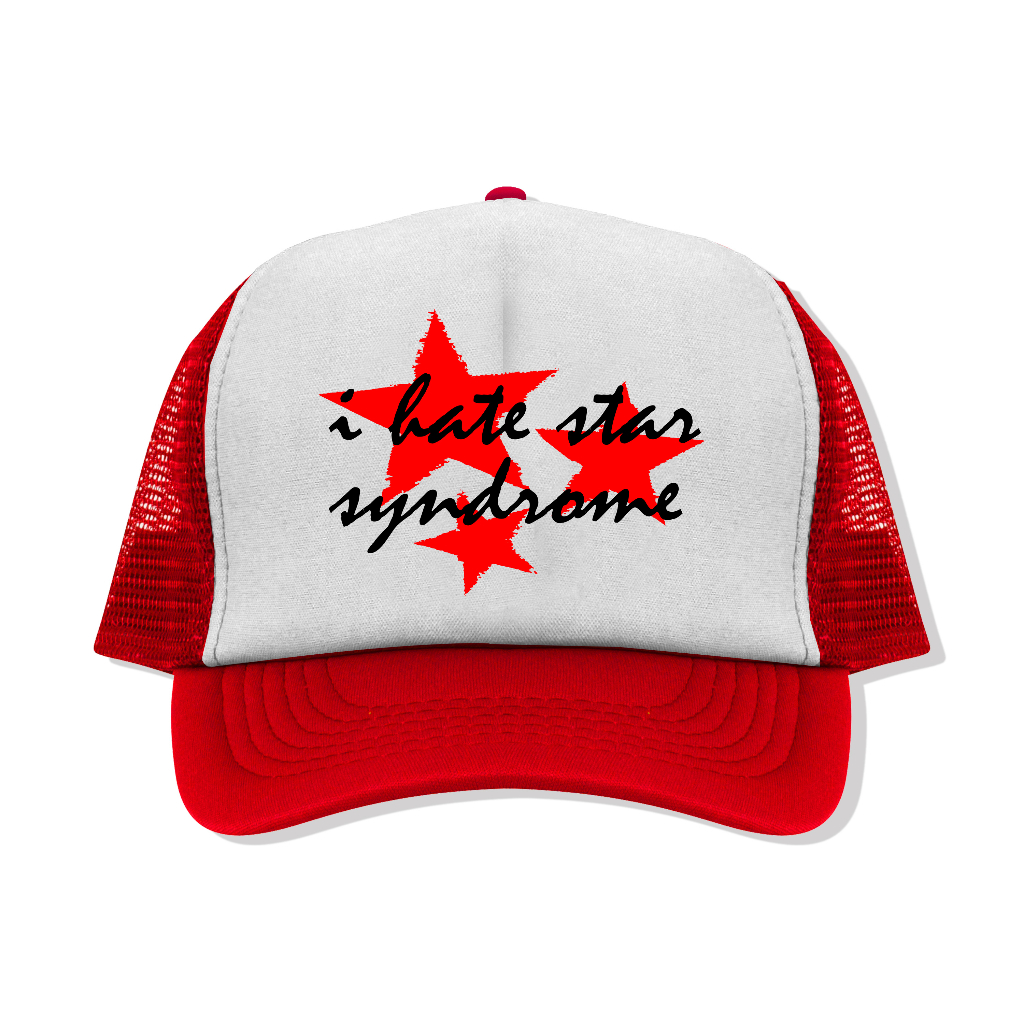 Jual Topi Trucker Hat Star Syndrome Red Topi Jaring Pria | Shopee Indonesia