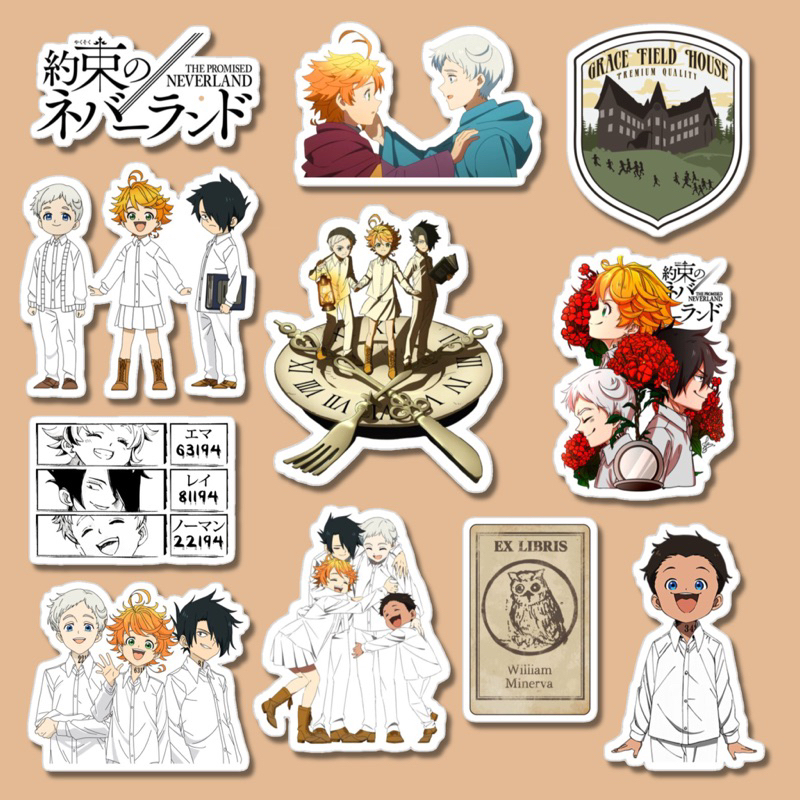 Jual Sticker Anime The Promised Neverland Sticker Tpn Sticker aesthetic ...