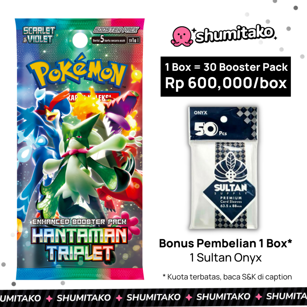 Jual Kartu Pokemon TCG Indonesia SV1A Hantaman Triplet Booster Box Original | Shopee Indonesia