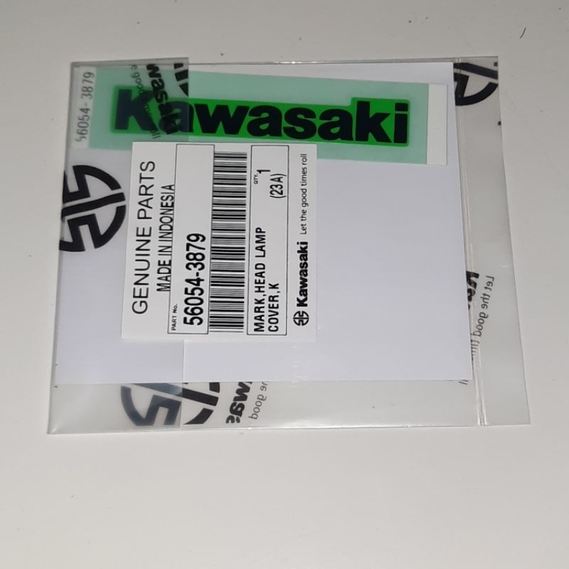 Jual STIKER HEAD LAMP WINDSHIELD VISOR NINJA R RR SS ORIGINAL KAWASAKI ...